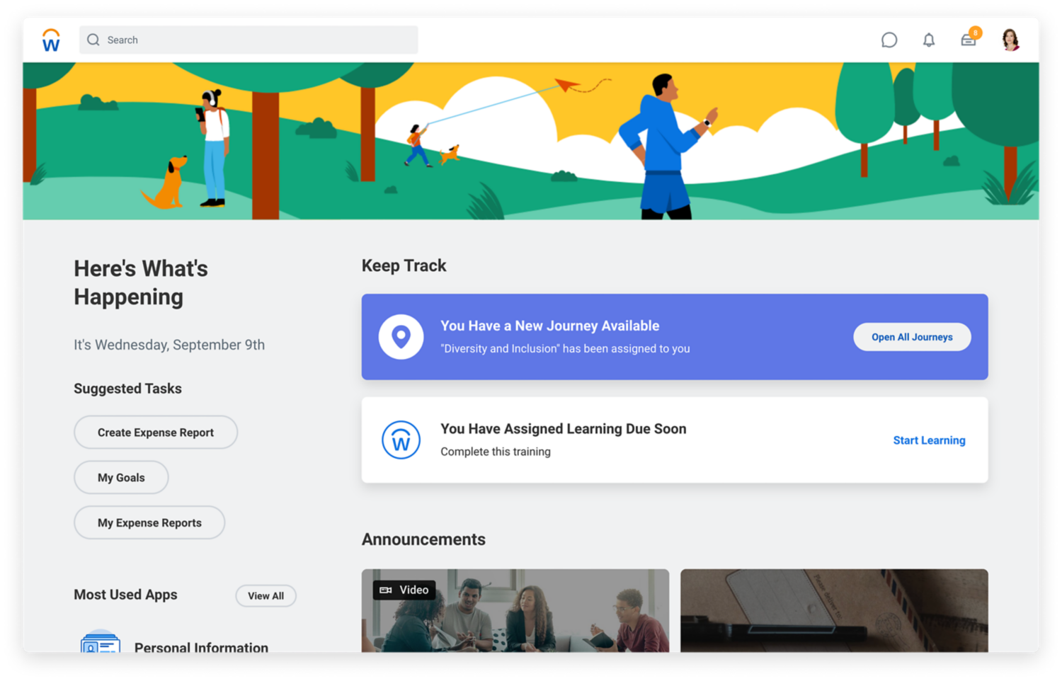 HR-Portal für People Experience | Employee Experience-Plattform | Workday